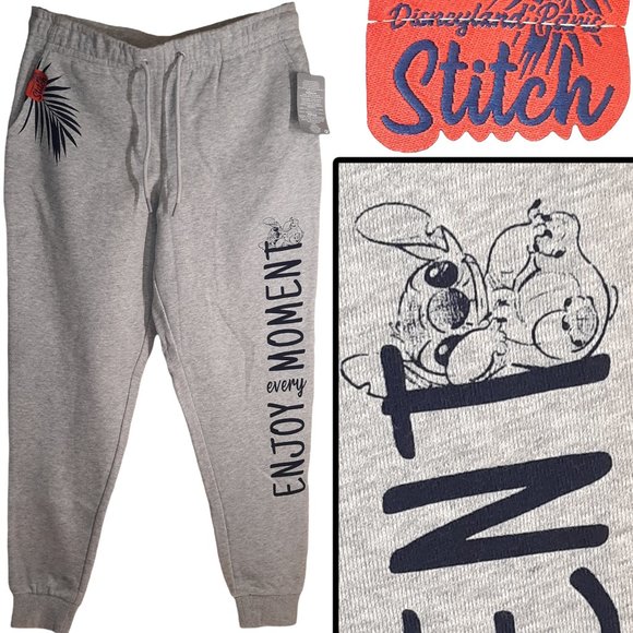 Disney | Pants & Jumpsuits | Disneyland Paris Stitchenjoy Every Moment ...